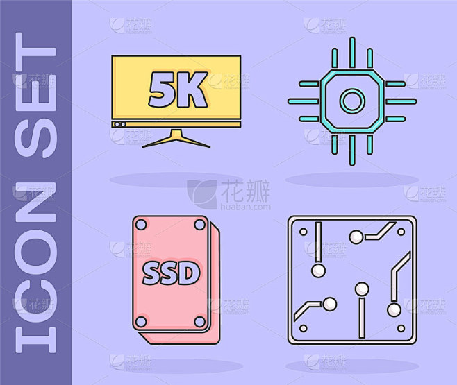 Set Processor, Monitor display with 5k video, SSD