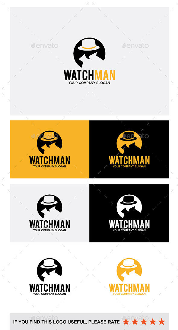 守望——矢量文摘WatchMan - Vector Abstract管理商标,管理员标志,机构,代理商标标志,杀毒,有创意,创意工作室,漆黑的 ...