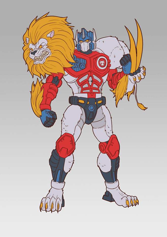 变形金刚 ：超能勇士#】人物设定，动画。
