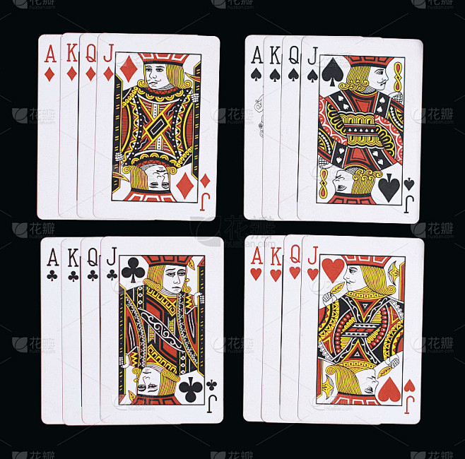 扑克牌J Q K玩扑克牌