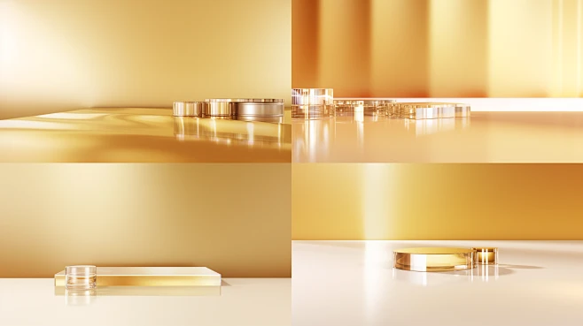 LS_Light_gold_background_simple_background_three-dimensional_gl ...