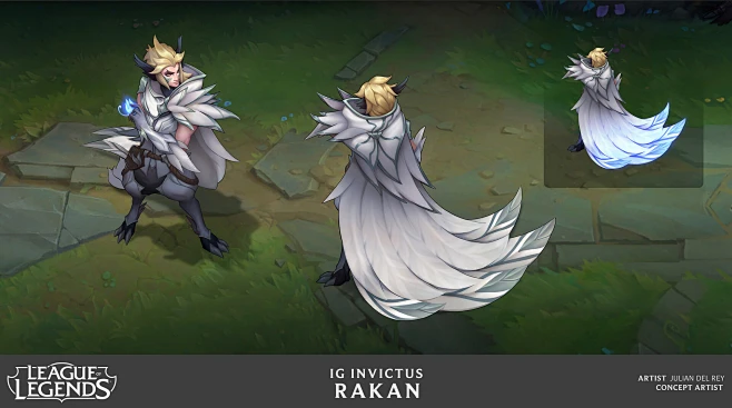 Ig Invictus Rakan concept ©Riot Games-花瓣网