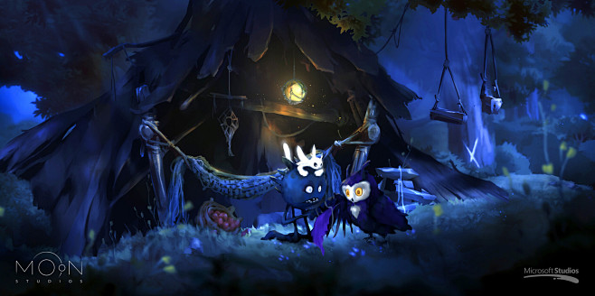 {游戏系列}奥地利ori《奥日与黑暗森林》（UI,角色，场景）