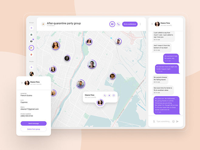 #UI设计#B端地图界面灵感