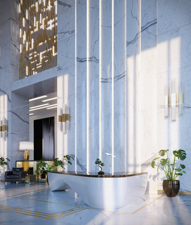 Hotel Lobby on Behance