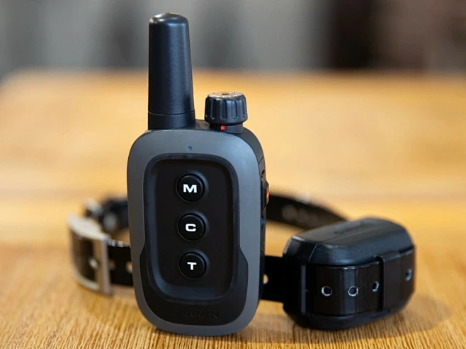 Garmin Delta SE dog-training collar includes a palm-size remote for ...