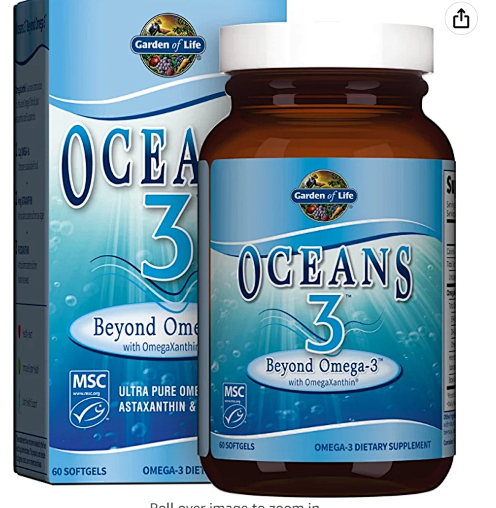 Amazon.com: Garden of Life Ultra Pure EPA/DHA Omega 3 Fish Oil - Oceans ...
