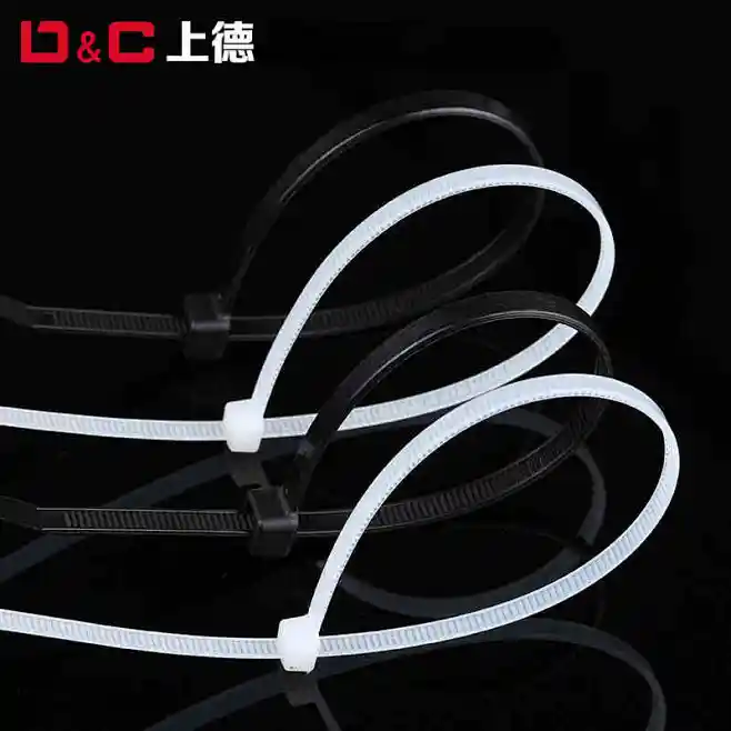 上德4*300mm固定塑料尼龙扎带 自锁式白色捆线带 250条足量-tmall.com天猫-花瓣网