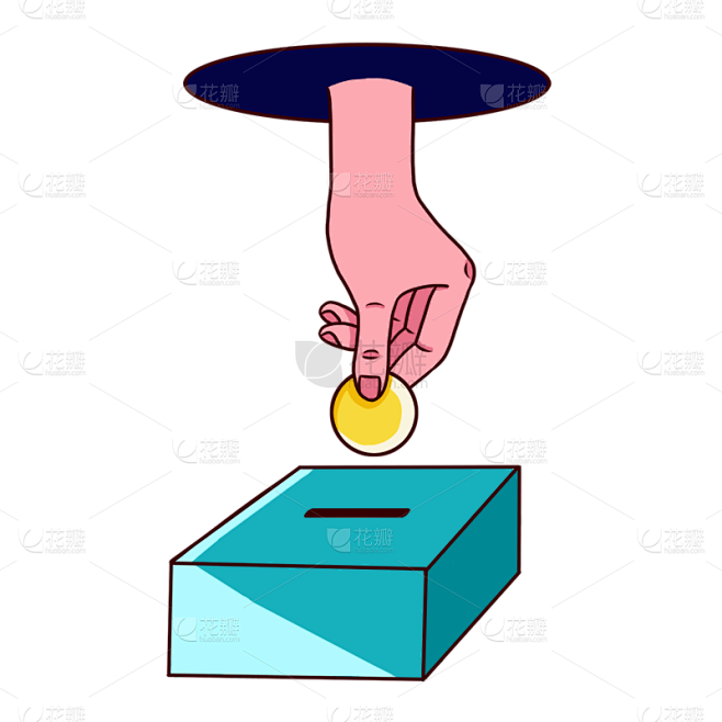 手绘-点赞投币收藏贴纸