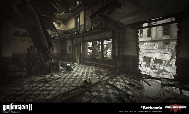 Wolfenstein 2 - Manhattan, Ben Wilson : I had the honor to work on ...