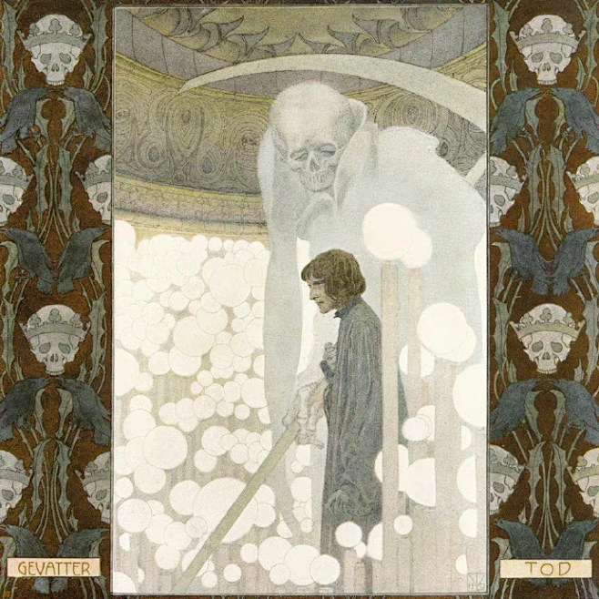 ‘Brothers Grimm Fairy Tale calendar’ illustrated by Heinrich Lefler ...