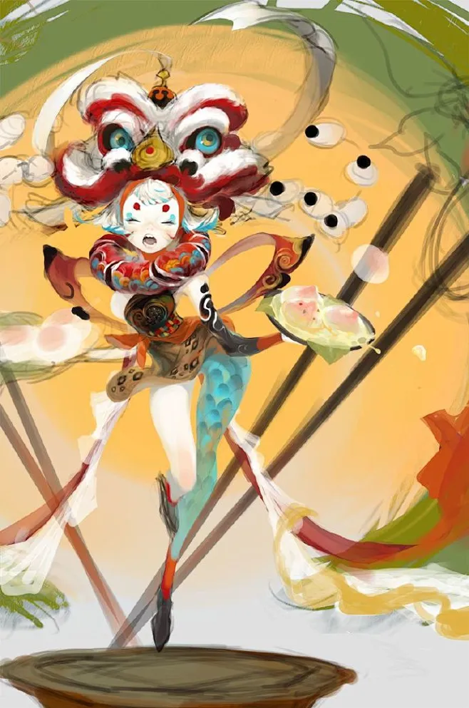 韩国画师nachio的作品欣赏-花瓣网