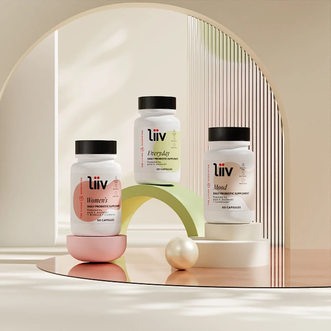 Liiv Probiotics CGI : CGI product Renders and motion graphics for LIIV ...