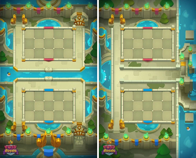 Rush Royale Maps-花瓣网