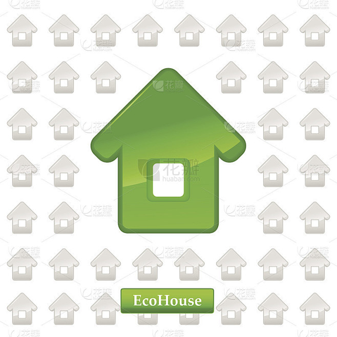 Ecohouse背景。