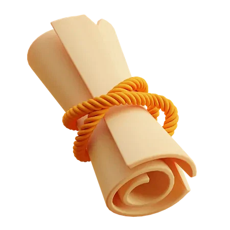 Message Scroller 3D Illustration