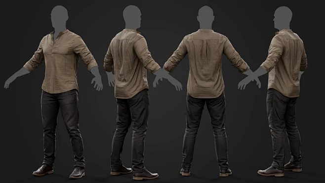 Modular Clothing Scans, James Busby : Available here :: https://www ...