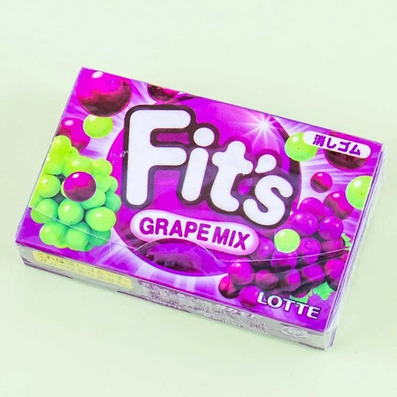 Lotte Fit's Grape Mix Boxed Eraser-花瓣网