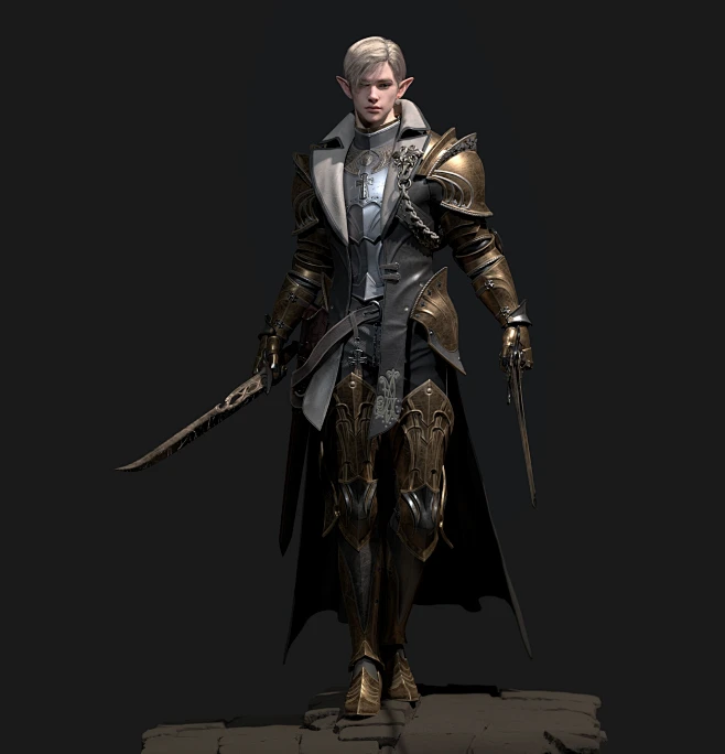 Elf Knight-花瓣网