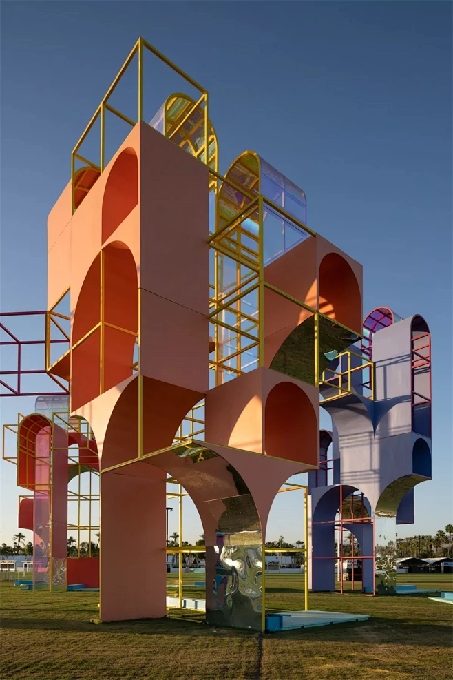 2022科切拉音乐节艺术装置 The Playground / Architensions – mooool木藕设计网-花瓣网