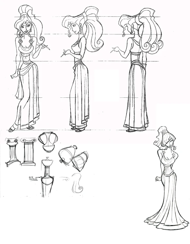 Model Sheets and references-花瓣网