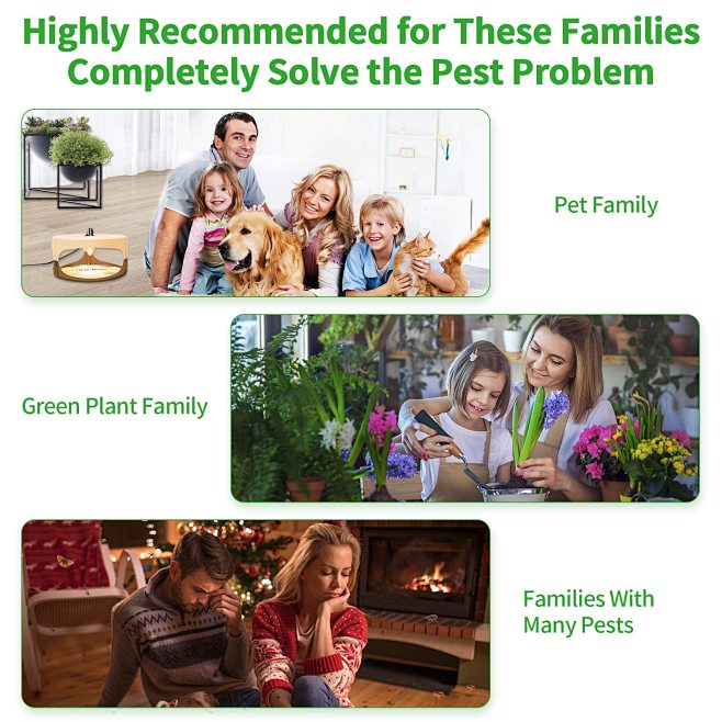 Amazon.com : Protecker Flea Trap,Sticky Dome Bed Bug Trap,Insects with ...