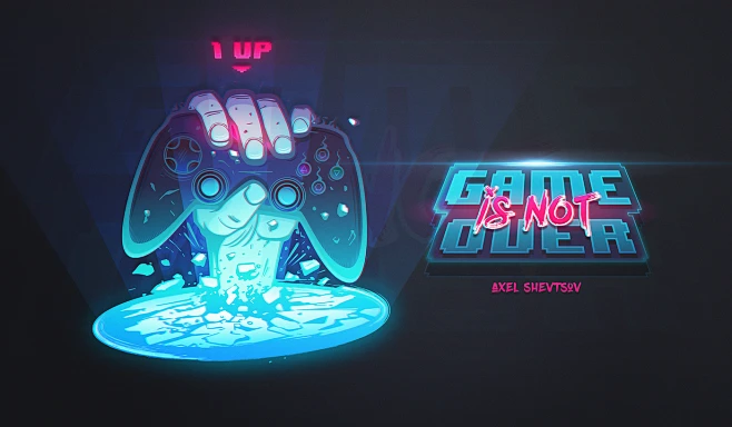 Game is not over : Just funny illustration-花瓣网