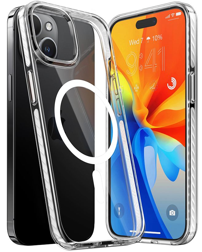 TORRAS Shockproof Magnetic Clear for iPhone 15 Plus Case & iPhone 14 ...