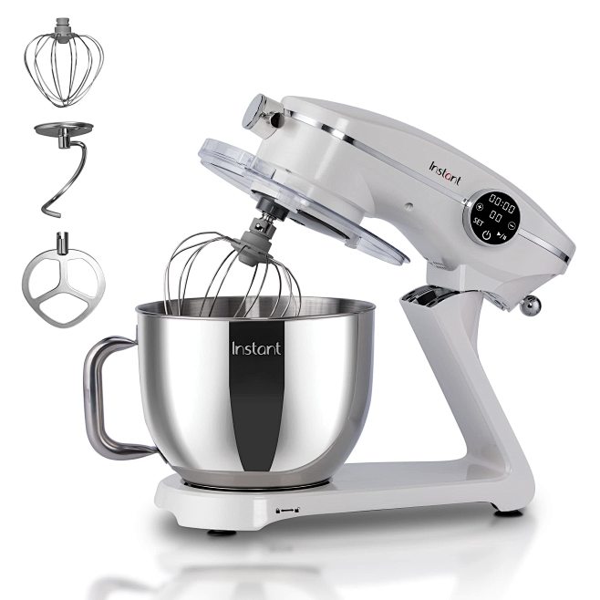Amazon.com: Instant Stand Mixer Pro,10 速倾斜头电动搅拌机,带数字接口,7.4 夸脱不锈钢碗,来自即时锅 ...