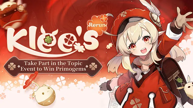 Klee's Rerun: Take Part in the Topic Event to Win Primogems | Genshin ...