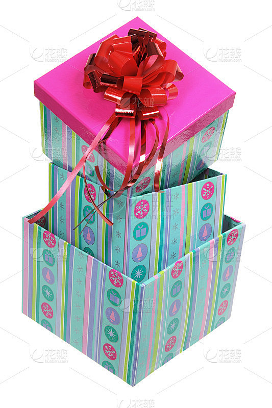 礼品盒堆叠