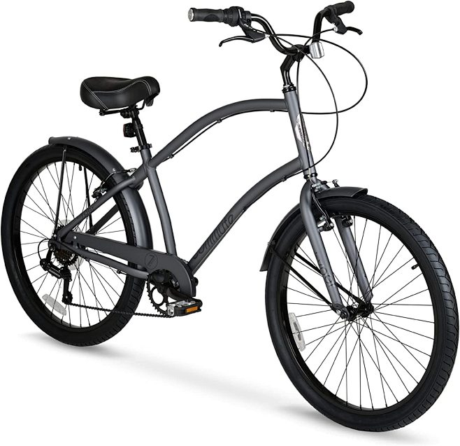 Amazon.com : Hyper Adult Beach Cruiser Bike Men 26 Inch Commuter Bike ...