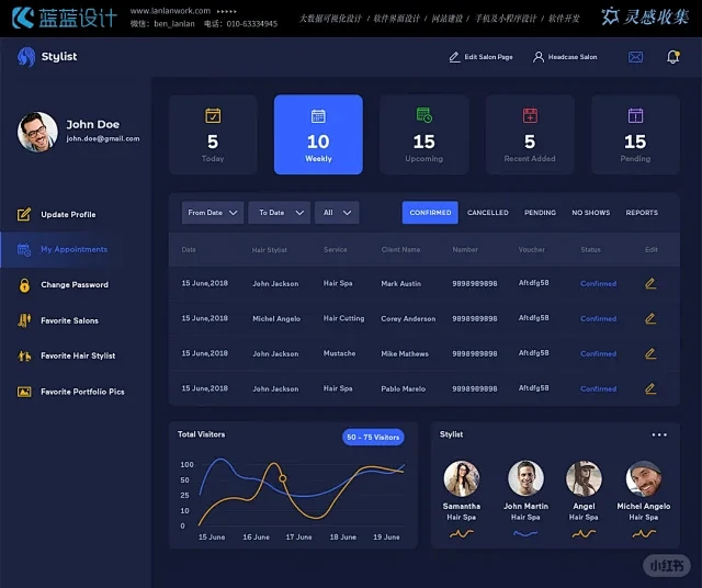 终端后台界面 - 小红书搜索-花瓣网