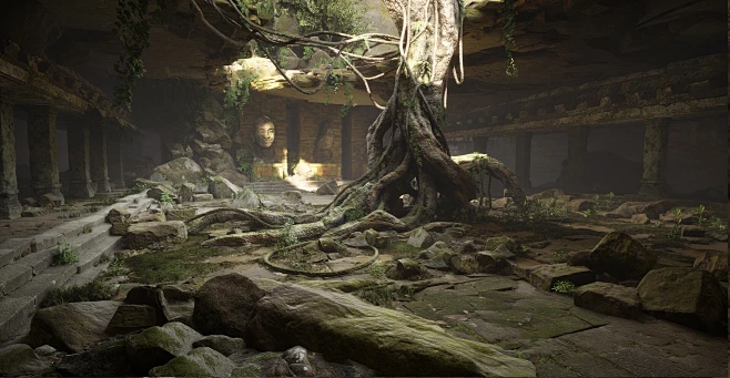 The Cave 3D Environment-花瓣网