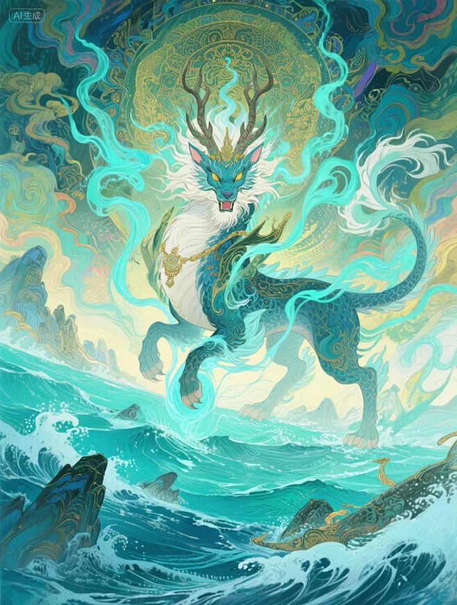 山海经神兽18-计蒙 - 小红书-花瓣网