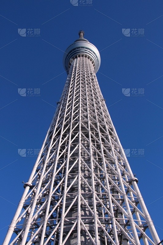 东京,塔,天空树,东京天空树,天文台,垂直画幅,天空,无人,户外,都市风景