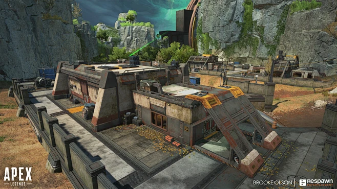 Apex Legends: Storm Point - IMC Utility Building 04图片_APEX英雄设定集+截图图片素材-花瓣网