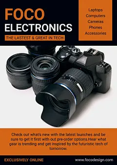 Electronics Products Promotion Flyer素材-花瓣网