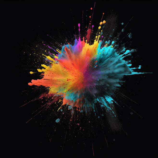 爆炸纹理_Dust_burst_cool_color_splash_graffiti_illustrat_3a1b02e7-b65d-4613 ...