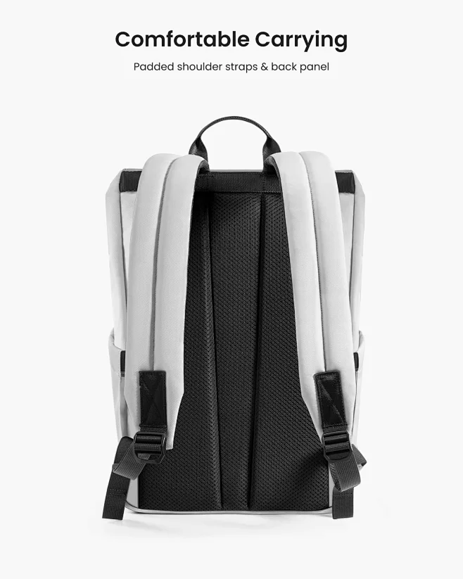 Amazon.com: tomtoc Flap Laptop Backpack, Lightweight, Water-Resistant ...