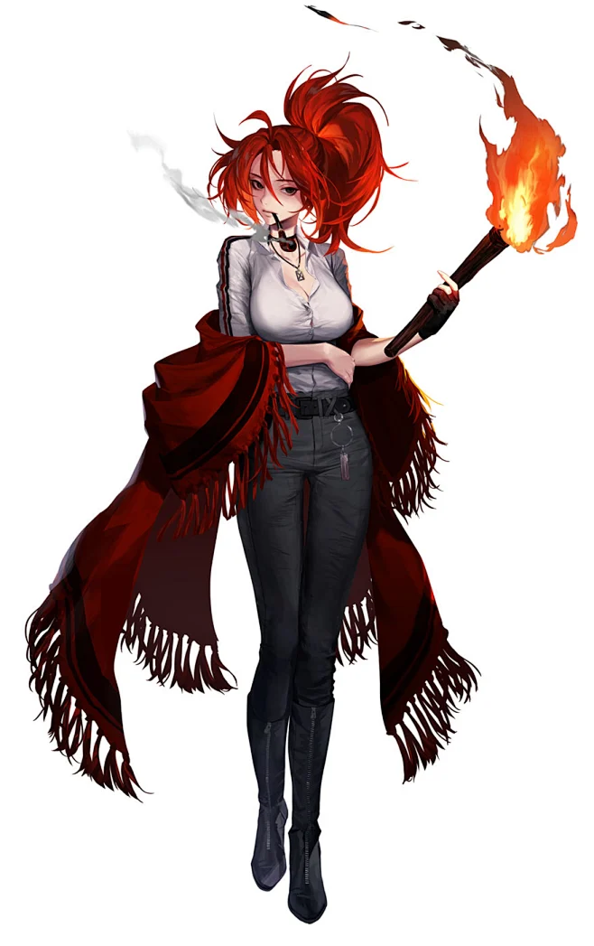 来自不朽灵魂的小火焰阿德里亚娜艺术：黑色幸存者-花瓣网