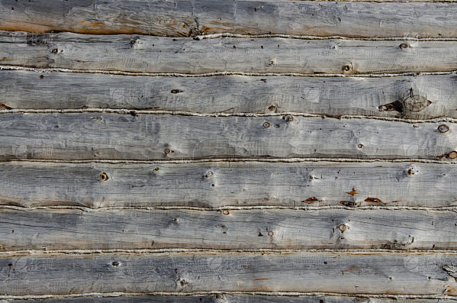 hand-processed logs with hemp. Felling Gray. Backg