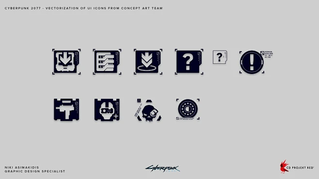niki-asimakidis-cp77-ui-vectorization-花瓣网