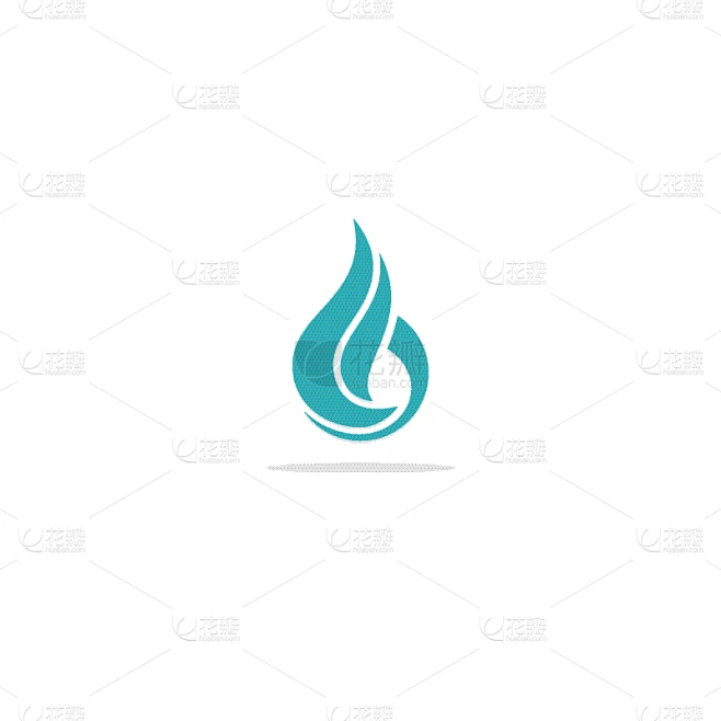 droplet wave abstract bio logo素材-花瓣网
