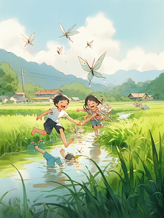 hu13353475158_Production_of_illustrations_depicting_summer_warm ...
