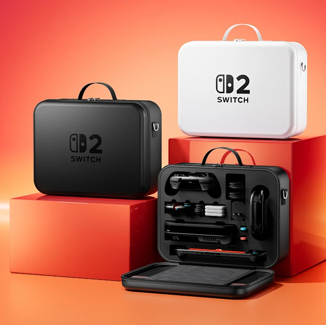 必极必特switch2代收纳包适用任天堂switcholed保护套大容量全套ns2游戏机卡带盒手柄壳oled二代游戏机箱配件-tmall.com天猫-花瓣网