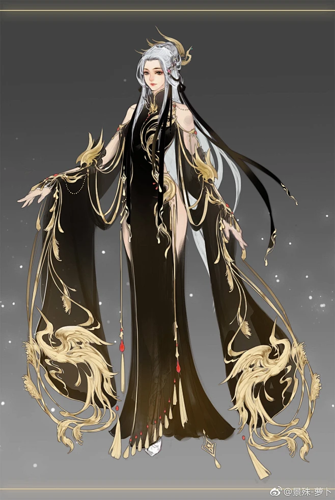 中国风女性角色原画中国风写实角色原画来自cgbook.cn (659)-花瓣网