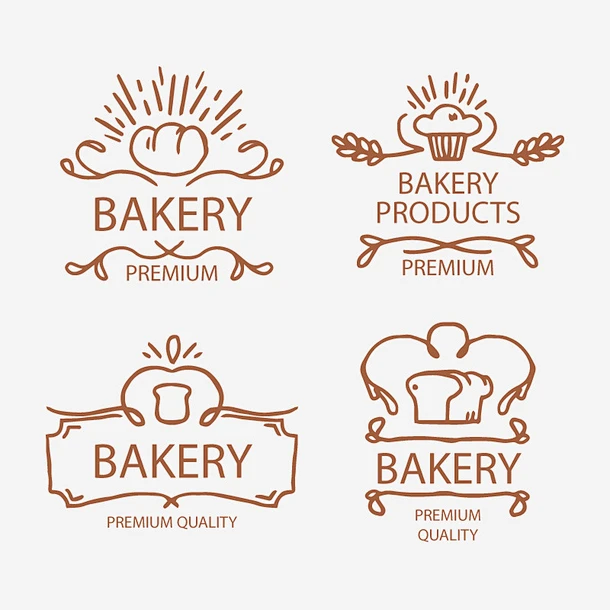 面包房矢量图图标免抠素材_新图网 https://ixintu.com PNG图片 矢量素材 面包LOGO 高清 矢量图-花瓣网