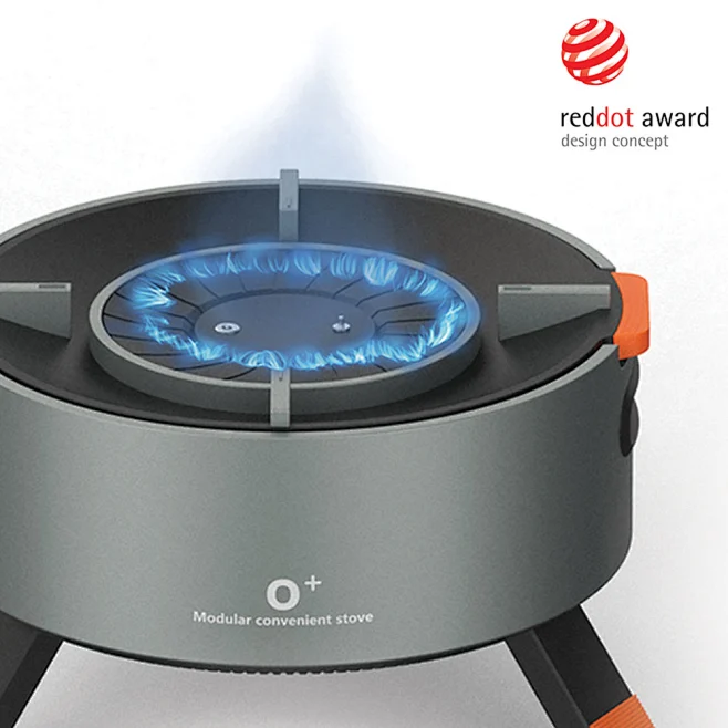 Modular Convenient Stove | 红点设计概念大奖 | 一款便携式烧烤和烹饪组合炉，旨在满足户外用餐和野餐的各种需求。-花瓣网