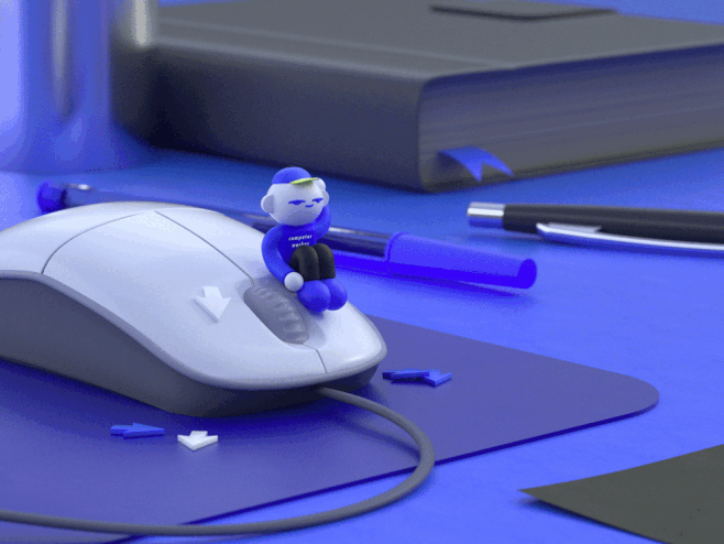 3D 3D Character 3D motion graphic Character Character design Coffee gif ...